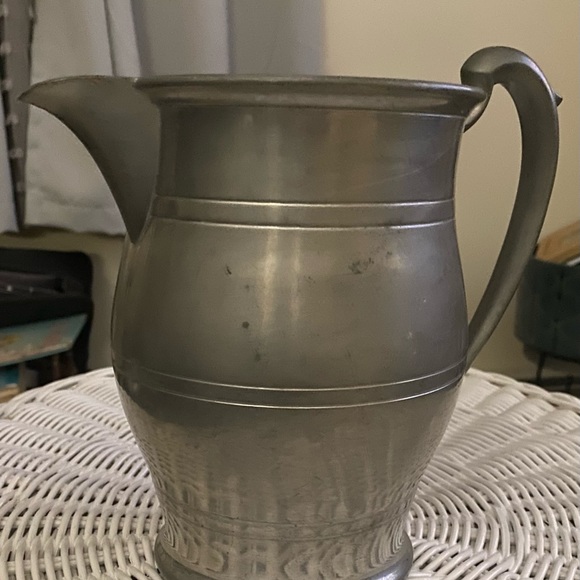 Other | Early Antique Primitive Pewter Water Pitcher | Poshmark